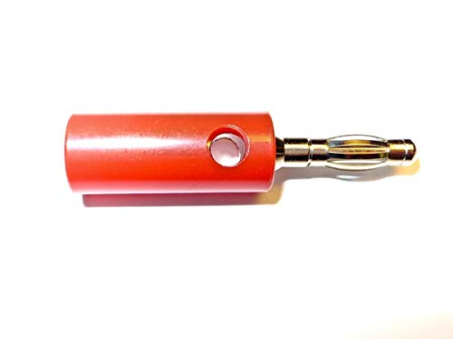 BU-00249-2, Banana Plug with Perpendicular Stacking-red (25 Items ...