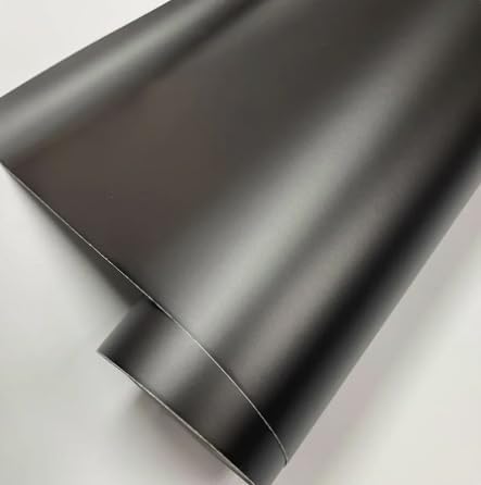 SUNBIRD Premium Matte Grey Vinyl Wrap Metallic Textured Vinyl Film Roll ...