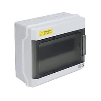 Daystar Solutions Weatherproof IP65 MCB Box with PVC Enclosure and Open ...