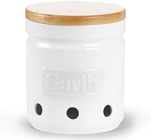 Amazon.com: OwnMy Garlic Keeper for Counter, Metal Garlic Storage ...