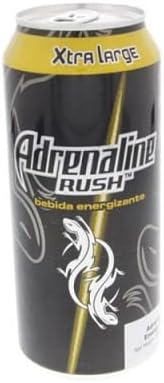 Amazon.com : Adrenaline Rush Energy Drink 16oz - Adrenalina bebida ...