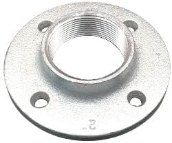 COREX 2" Floor Flange, Rigid Conduit, Malleable Iron, Zinc Plated ...