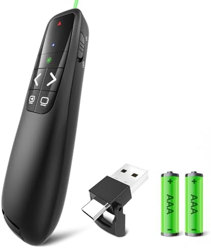 Amazon.com: Clicker PowerPoint Presentation Wireless Presenter Remote ...