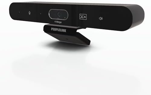 PeopleLink® Stellar X20 Webcam | 2K with 30FPS ePTZ Camera with Speaker ...