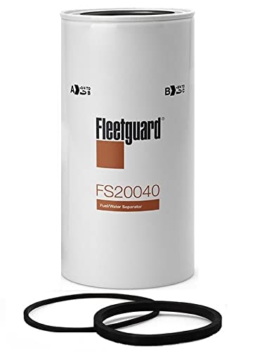Buy FS20040 Fleetguard Fuel Filter Water Separator, Replaces Baldwin ...