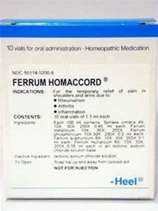 Amazon.com: Heel - Ferrum Homaccord 10 vials : Everything Else