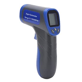 Industrial Tachometers Gauge, Digital Photoelectric RPM Meter, Non ...