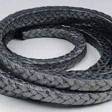 6 mm Square Asbestos Graphite Gland Packing Rope, Black (1Kg) : Amazon ...