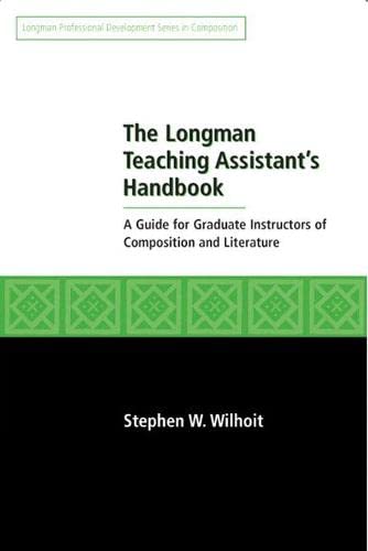 Amazon.com: The Longman Teaching Assistant's Handbook: 9780205573332 ...
