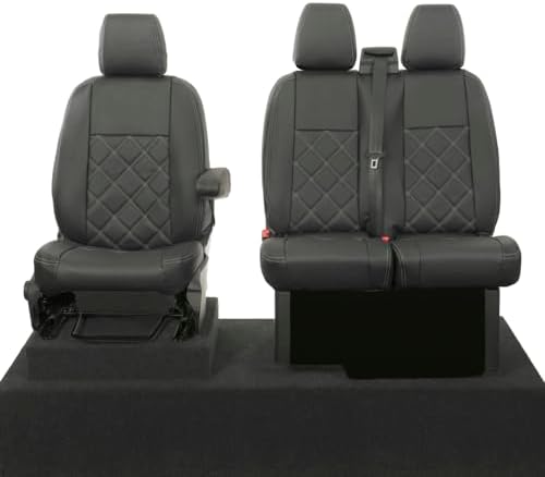 UK Custom Covers Fits Ford Transit Custom DCIV 2013-2023 Leatherette ...