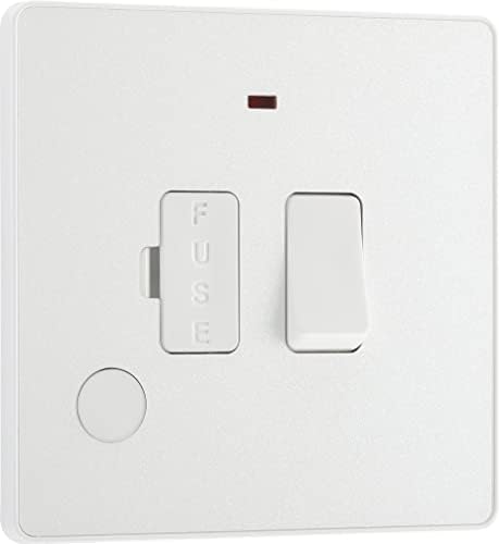 MK Logic Plus K330 WHI 13A Double Pole Switched Connection Unit/w.flex ...