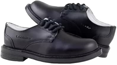 Zapato Escolar Chabelo Niño C299-b Piel Negro : Amazon.com.mx: Ropa ...
