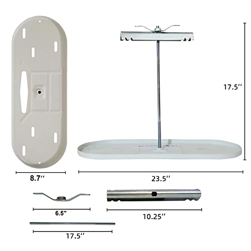 Snapklik.com : RVPNR RV Dual Propane Tank Mounting Rack For Camper And ...