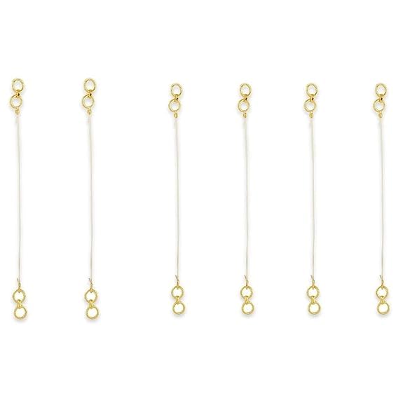 Buy Bozlin Gold Plated Invisible Transparent Stretchable and Adjustable ...
