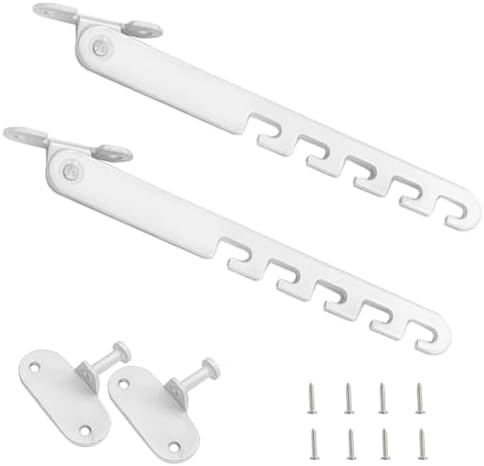 Lxoraziy 2 Pieces Adjustable Position Casement Window Restrictor Latch ...