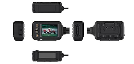 BEISITE Motorcycle Camera Dash Cam 1080P+720P Dual AHD Front Rear Bike ...