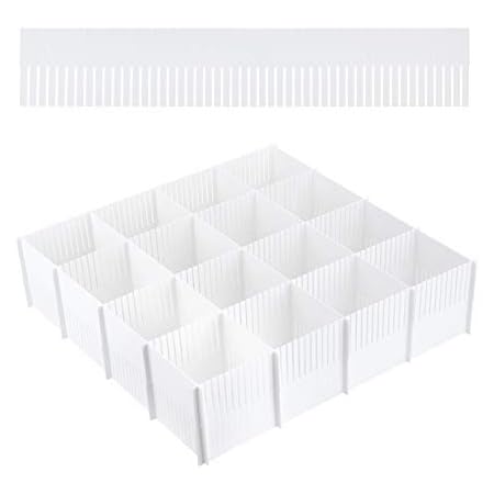 Amazon.com: Flytianmy 40Pcs Drawer Dividers, Adjustable Drawer ...
