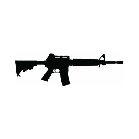 Amazon.com: CAR4 - AR-15 - Black - Sticker - Decal - Die Cut : Automotive