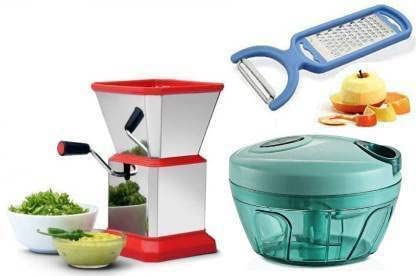 Kilo Cool HVAC Kitchen Combo Set (450 ML Chopper,1 LTR Stainless Steel ...