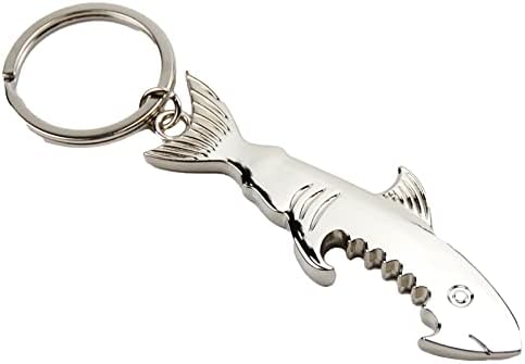 Amazon.com: LKKCHER 2-in-1 Shark Bottle Opener, Novelty Keychain ...