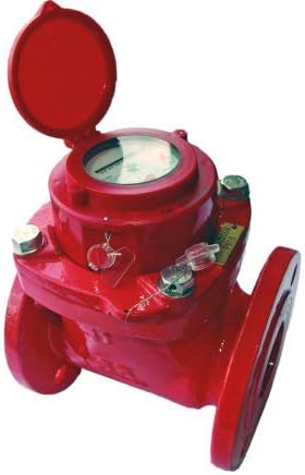 DN100 (4") Woltmann Helix Hot Water Meter, MID Approved, Pulse K=1000 ...