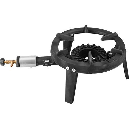 TRADY Gas Stove Burner, Single Industrial Cast Iron Burner : Amazon.in ...