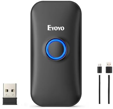 Eyoyo - Mini escáner de código de barras Bluetooth 1D, 3 en 1 con cable ...