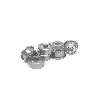 Amazon | (10 個) F699ZZ (9x20x6 mm) メタルシールド (フランジ付き) ボールベアリング F699Z F699 ...