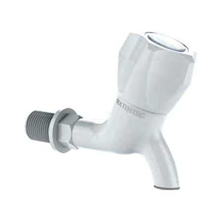 Watertec PVC Wall Mounted Long Sink Tap ( White ) : Amazon.in: Home ...