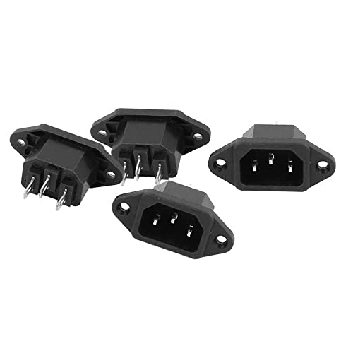 Buy ERH India (Pack of 5) Panel Mount Plug Adapter Power Connector ...