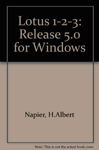 Mastering and Using Lotus 1-2-3 for Windows: 9780789500397: Computer ...