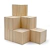 Amazon.com: Wood Blocks for Crafts, Unfinished Wood Cubes, 2 Inch Natural Wooden Blocks, Pack of ...