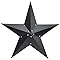 Amazon.com: JoyEvy 24" Barn Star-Black Barn Star Outdoor Decoration ...
