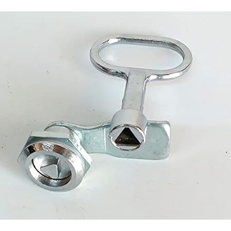 KEYMAN Steel Panel Lock Knob Type KTISN - Black and Silver finish : Amazon.in: Home Improvement