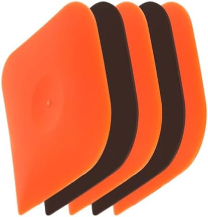 Dimeho Pan Scraper, 5 Pcs Plastic Scraper Tool Set Pot Scraper Non ...