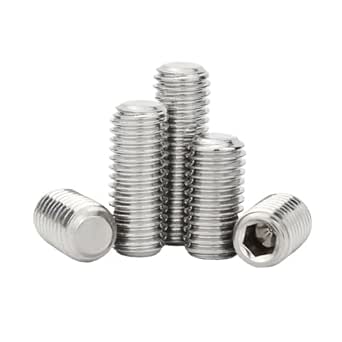 Amazon.com: M5 Hex Socket Set Screws (5-Pack) - 304 Stainless Steel ...