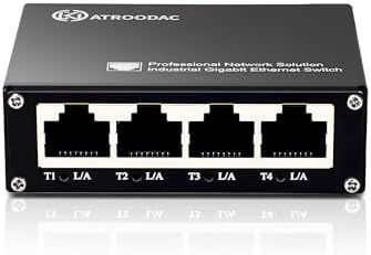 Amazon.com: Atroodac Mini Ethernet Switch 5 Ports Gigabit Switch 10/100 ...