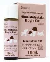 Amazon.co.jp: Hime-Matsutake Dog & Cat Animal Supplement, 0.4 fl oz (10 ...