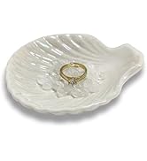 Amazon.com: TIGERMILLION Sea Shell Jewelry Dish, Ceramic Seashell ...