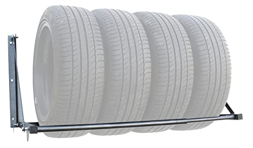 Snapklik.com : 70489 Adjustable Wall Mount Tire Rack