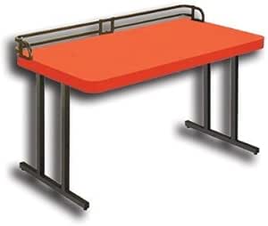 Amazon.com: Laminate Folding Tables TFL Style Base Table with Back Stop ...