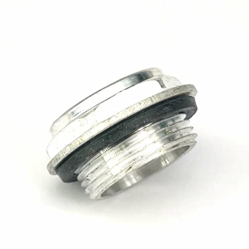 Oil Sight Glass 12 * 1.5 Air Compressor Fittings Aluminum Male Thread ...