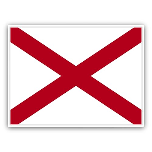 Amazon.com: Alabama Flag Print - Decorative State Pride Canvas Wall Art ...