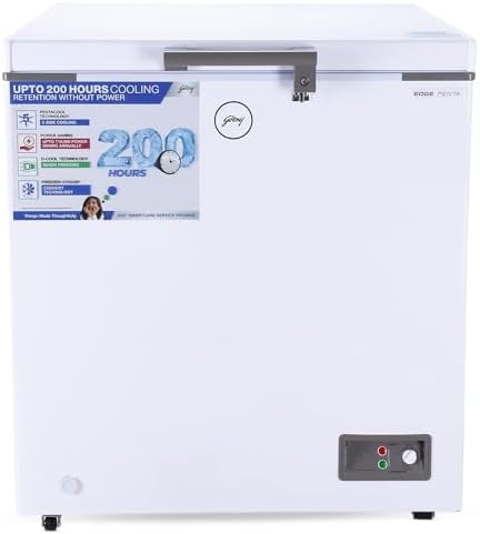 Godrej 207 L Single Door 4 Star Deep Freezer (DH EPenta 225D 1HCN RW ...