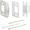 MOSECYOU Standard Door Lock Strike Plate with Spacer Shim, Door Latch ...