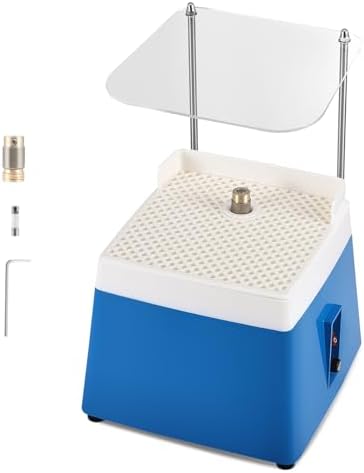 Portable Stained Glass Grinder with Acrylic Baffle,UK Plug Stained ...