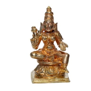 Buy Brass Goddess Uma Devi, Parvati Devi Statue, 10cm Online at Low ...