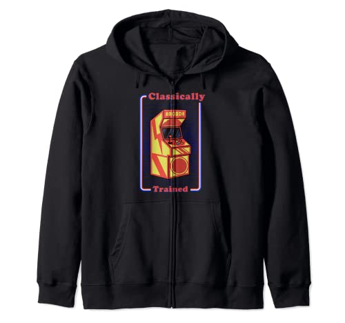 Classically Trained Vintage Arcade Retro Nostalgia Gamer Zip - Want It All