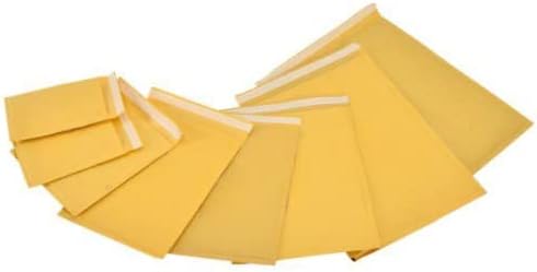 ZYBUX 20 Pieces Pack A5 Padded Envelopes - Gold Self Seal Bubble ...
