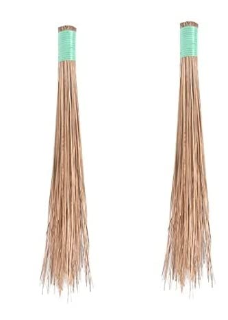 Jayam Traditional Natural Coconut Broom Sticks for Floor Cleaning ...
